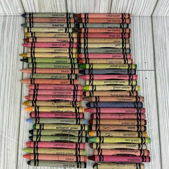 Crayola | Art | Rare Vintage Retired Crayola Crayons Large Lot 5 Binney ...